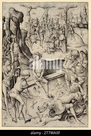 The Crucifixion, c. 1480, Israhel van Meckenem, German, c. 1445–1503, 8 ...