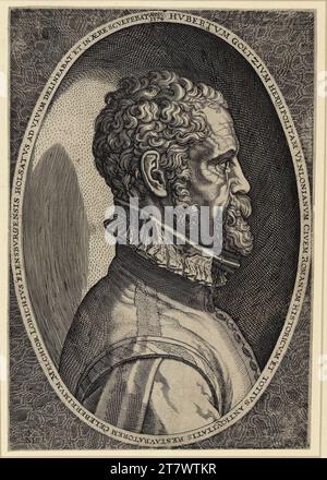 Melchior Lorch Hubert Goltzius. Copper engraving print around 1574 ...