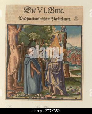 Hans Brosamer Luther's catechism: The temptation of Christ (the Lord's ...