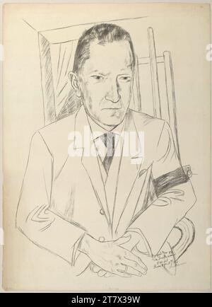 Portrait of Richard Piper, Max Beckmann, Leipzig 1884 - 1950 New York ...