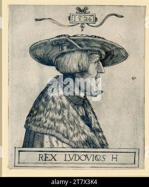 Ludwig II, King of Hungary, Monogrammist AA, Italy, 1526, 1526, print ...