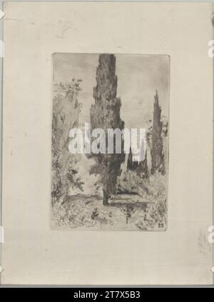 Hermann Heller Latomia at Syracus. etching 1913 , 1913 Stock Photo - Alamy