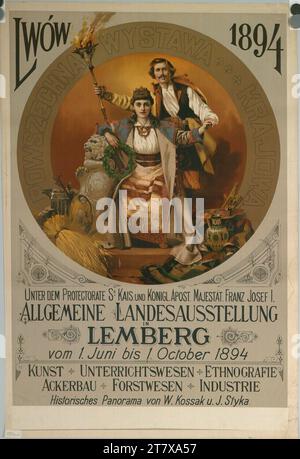 LWOW 1894; GENERAL STATE EXHIBITION IN LEMBERG, Peter Stachiewicz ...
