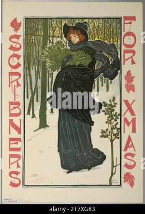 SCRIBNERS FOR XMAS, before writing, Louis John Rhead, Great Britain ...