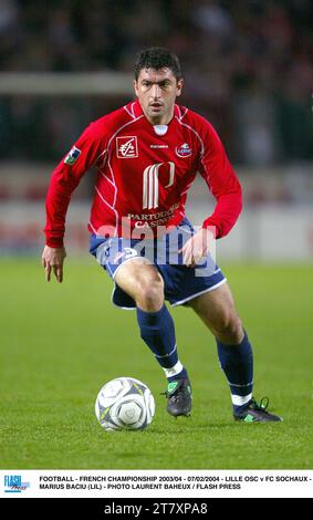 FOOTBALL - FRENCH CHAMPIONSHIP 2003/04 - 07/02/2004 - LILLE OSC v FC ...