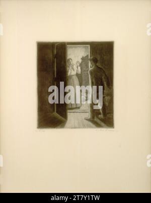 Arthur Paunzen Six etchings to Dostojewskis Raskolnikow - sheet 6: end ...