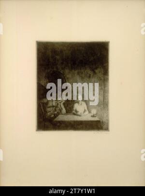 Arthur Paunzen Six etchings to Dostojewskis Raskolnikow - sheet 6: end ...