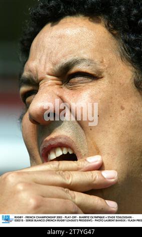 RUGBY - FRENCH CHAMPIONSHIP 2003 - STADE TOULOUSAIN v RC NARBONNE ...