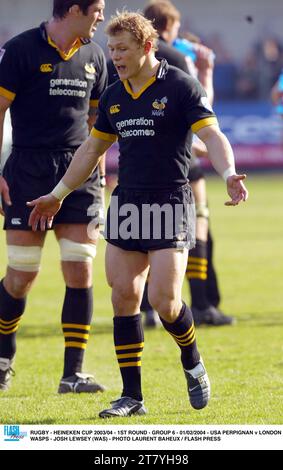 RUGBY - HEINEKEN CUP 2003/04 - 1ST ROUND - GROUP 2 - 31/01/2004 - STADE ...