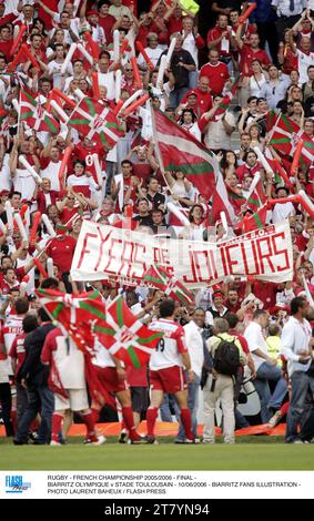 RUGBY - FRENCH CHAMPIONSHIP 2005/2006 - FINAL - BIARRITZ OLYMPIQUE v ...