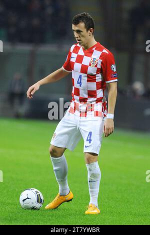 Ivan Perisic of Croatia controls the ball during the FIFA World Cup ...