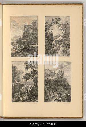 Franz Joachim Beich (Engraver) Landscapes. etching 1685-1748 , 1685/ ...
