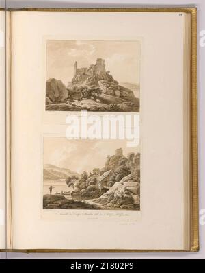 View of the village of Struden and the castle Werfenstein Stock Photo ...