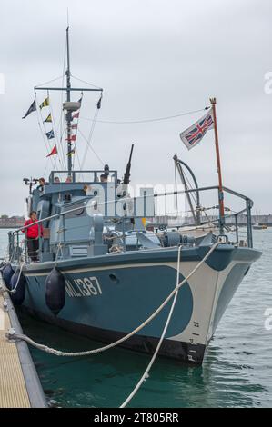 HMS Medusa (ML1387) at her berth in Historic Dockyard in Portsmouth ...