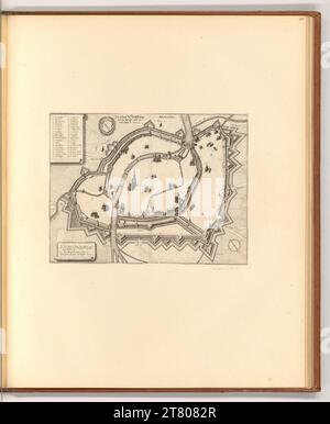 Matthäus Merian der Ältere (An der Entstehung Beteiligte r) Calais (Karte). etching 17. Century ...