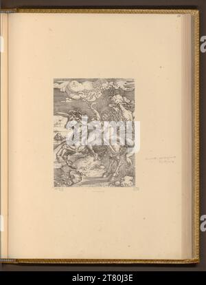 Albrecht Dürer The kidnapping on the unicorn. Iron wheeling; Blatt is ...