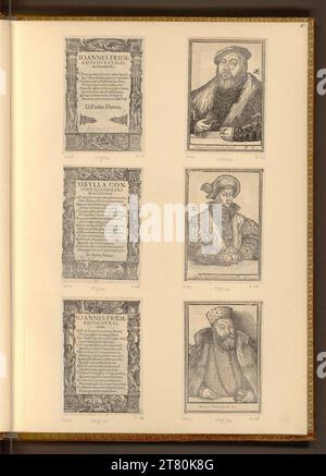 Lucas Cranach d. J. Portraits of Saxon prince. Woodcut 16. Century ...
