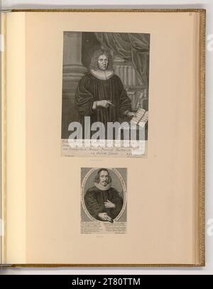 Philipp Kilian (Engraver) Portraits. Copper engraving, etching 17. Century , 17th century Stock ...