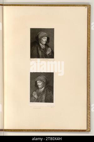 Georg Friedrich Schmidt (Engraver) Portrait Maurice Quentin de la Tour. Copper engraving ...