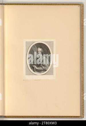 Johann Georg Wille (Engraver) Portrait Maurice de Saxe. Copper ...