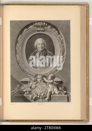Johann Georg Wille (Engraver) Portrait Oliver Cromwell. Copper ...
