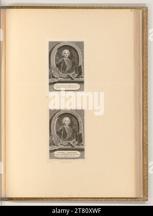Johann Georg Wille (Engraver) Portrait Oliver Cromwell. Copper ...