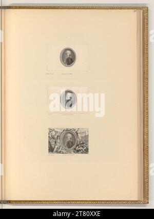 Johann Georg Wille (Engraver) Portraits. Copper engraving, etching 1730 ...