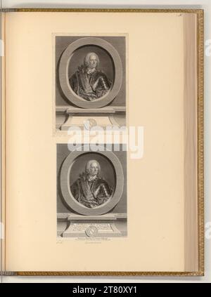 Johann Georg Wille (Engraver) Portraits Bernard de Bélidor. Copper ...