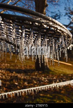 Early Morning Icicles 15472 Stock Photo - Alamy