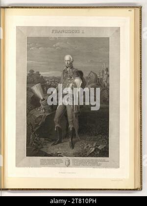 Karl Rahl (The Older) Portrait of Emperor Franz I of Austria. Steel ...