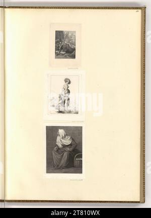Karl Rahl (The Older) Various representations; Handwritten note from ...
