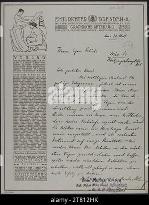 Kunstsalon Emil Richter (Verfasser in) Letter from the art salon Emil ...