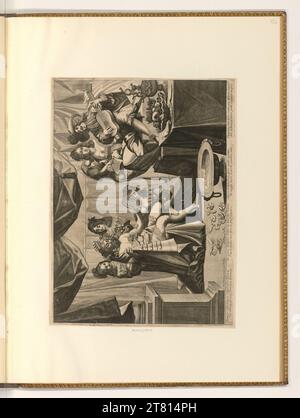 Jérôme David (Engraver) Parable of the rich man. Copper engraving print ...