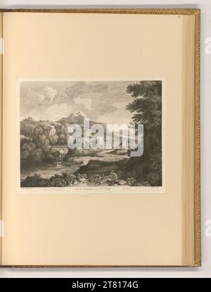 Jean Baptiste Chatelain (Engraver) River landscape with boat and ...