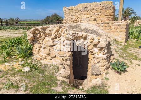 Utique, Bizerte, Tunisia. Ruins of the Roman 'House of the Cascade' at ...
