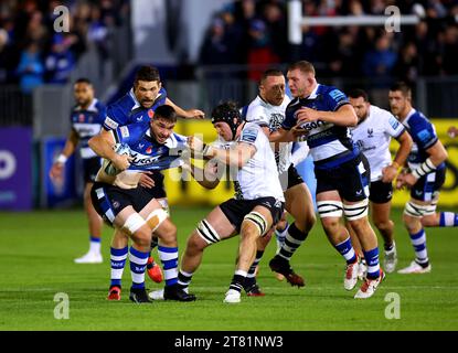 Jaco Coetzee of Bath during the Gallagher Premiership match Leicester ...