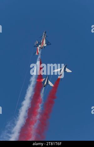 August 1st Aerobatics Team at Dubai Air Show 2023 in Dubai, UAE Stock ...