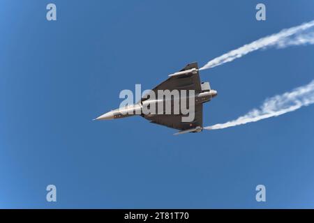 HAL Tejas at Dubai air Show 2023 in Dubai, UAE Stock Photo - Alamy