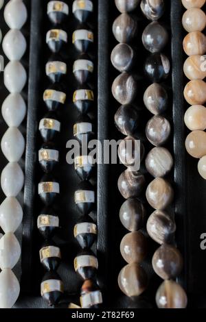 Beautiful beads of the same type and color Stock Photo - Alamy