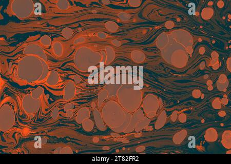 Abstract creative marbling pattern for fabric. Ebru marble effect ...