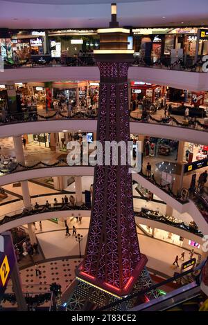 Eiffel Tower replica inside Terminal 21 shopping mall, Pattaya ...