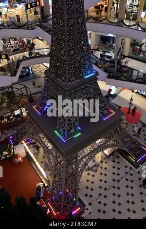 Eiffel Tower replica inside Terminal 21 shopping mall, Pattaya ...