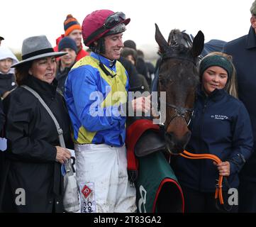 Jack Kennedy and connections after winning the Betfair Cotswold Chase ...