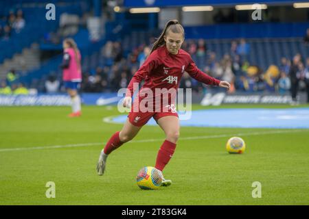 Lucy Parry 32# of Liverpool Women's Football Club, during the FA Women ...