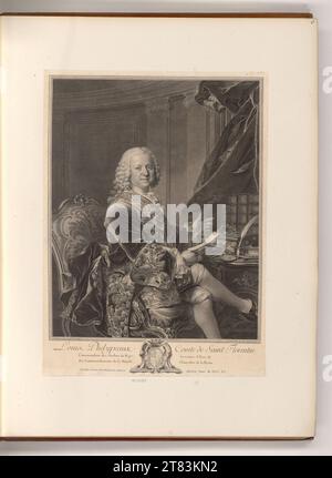 Johann Georg Wille (Engraver) Porträt Henri Benoit. Copper engraving ...