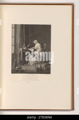 Jacques-Philippe Le Bas (Engraver) Old man and young girl, an old woman ...