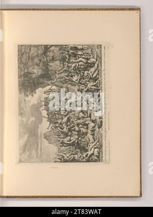 Moses hits water from the rock, Symon Novelanus (attributed to), 1577 - 1627 print Moses has hit ...