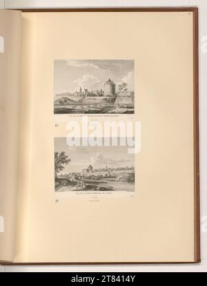 Pierre Chenu (Engraver) View of the St. Ange chateau on the port side ...