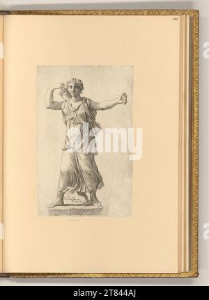 Claude Mellan (Engraver) Antique statue. Copper engraving print 1620 ...