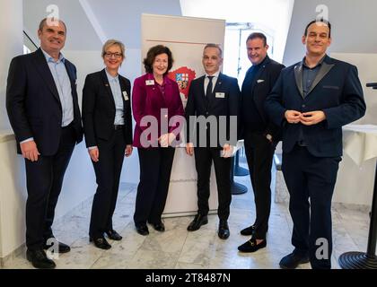 Philipp Peter Gross, Christine Regitz, Dr. Sabine Jung und Heiko Maas v ...